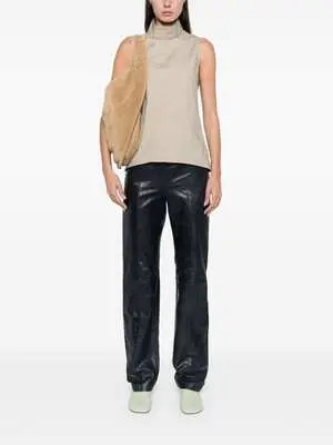 Remain Birger Christensen Slim-fit Leather Trousers