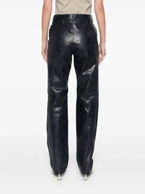 Remain Birger Christensen Slim-fit Leather Trousers