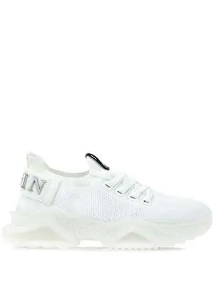Philipp Plein Runner Iconic Sneakers - White