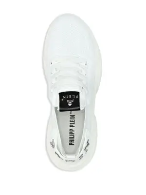 Philipp Plein Runner Iconic Sneakers - White
