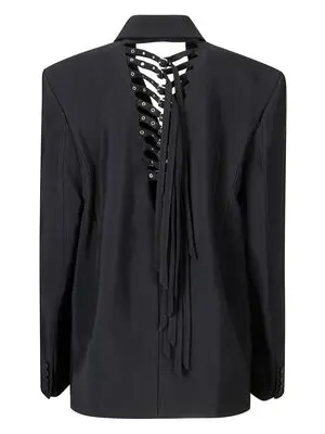 MUGLER Buckled Blazer