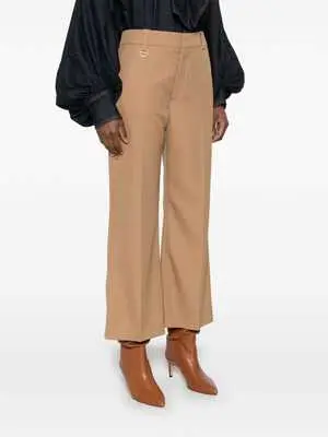 Chloé Cropped Virgin Wool Trousers