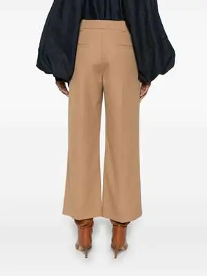 Chloé Cropped Virgin Wool Trousers