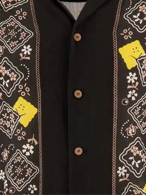 Kapital Floral-pattern Detailing Shirt