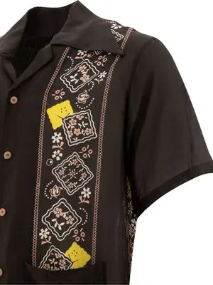 Kapital Floral-pattern Detailing Shirt