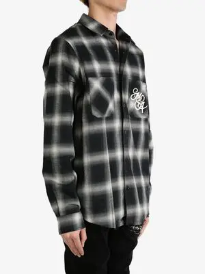 Amiri Logo Flannel Shirt