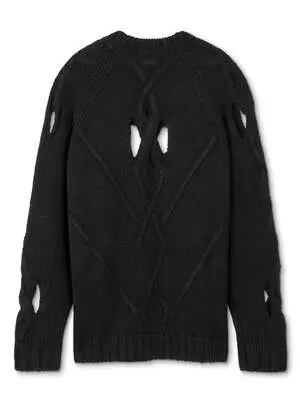 Versace Open-knit Jumper