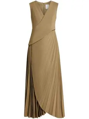 Acler Asymmetric Pleated Dress