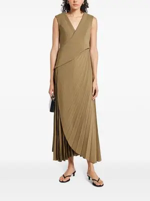 Acler Asymmetric Pleated Dress