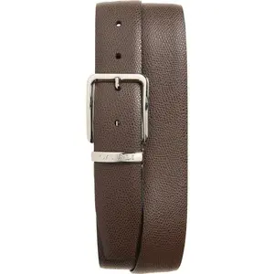 Canali Reversible Leather Belt - Brown