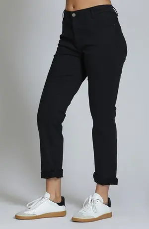 APNY Mid-rise Girlfriend Jeans
