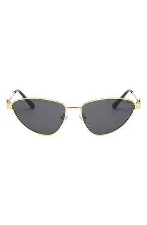 FIFTH & NINTH Jasmine Cat Eye Sunglasses - Gold / Black