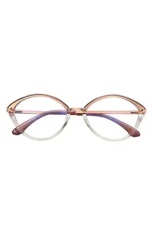 FIFTH & NINTH Posie Cat-eye Blue Light Blocking Glasses - Clear / Clear