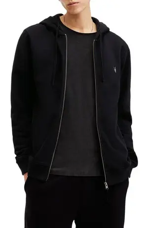 ALLSAINTS Raven Zip Hoodie