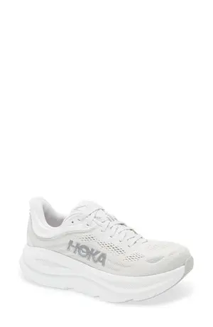 HOKA® Bondi 9 Running Shoe Stardust / Silver