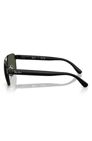 Ray-ban 61mm Square Sunglasses - Black