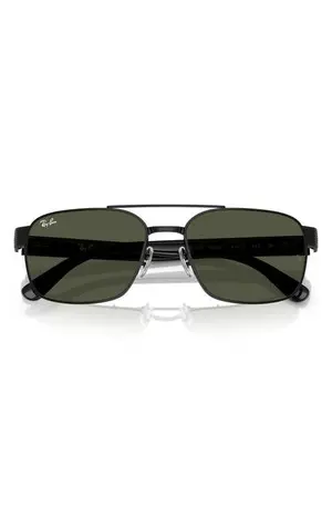 Ray-ban 61mm Square Sunglasses - Black