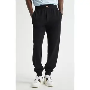 Versace Medusa Biggie Cotton & Cashmere Joggers - Black
