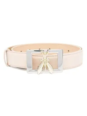 Patrizia Pepe Logo-buckle Belt - Neutrals