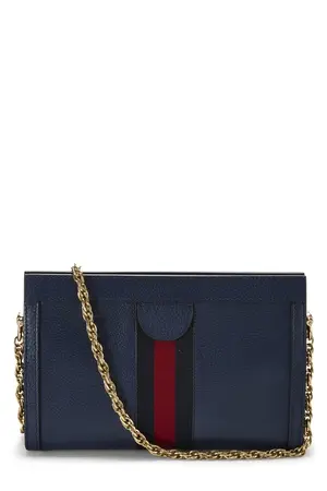 Gucci Ophidia Shoulder Bag - Navy