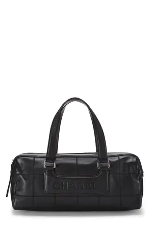 Chanel Caviar Chocolate Bar Boston Bag