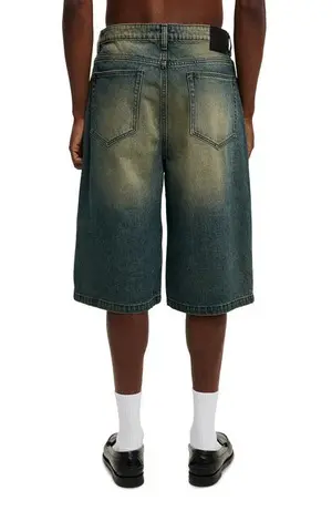 COTTON ON Super Baggy Denim Shorts - Y2k Washed Blue