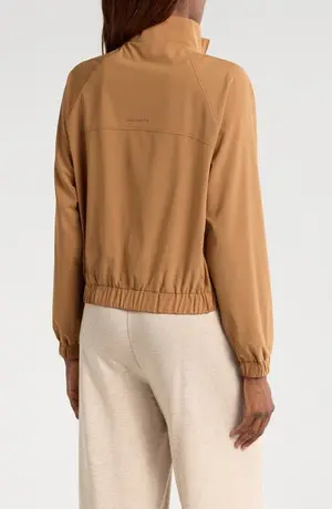 Travis Mathew Travel Day Zip Jacket - Chestnut