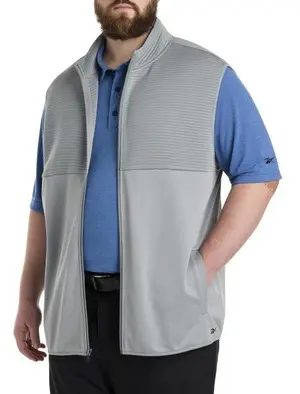 REEBOK Big & Tall Ribbed Vest - Grey 3
