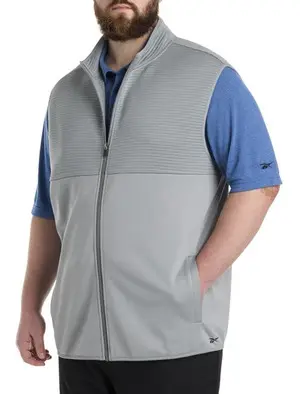 REEBOK Big & Tall Ribbed Vest - Grey 3