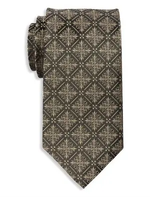 SYNRGY BY DXL Medallion Neck Tie - Tan