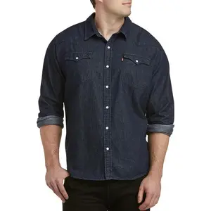 LEVI'S Big & Tall Wash Denim Shirt