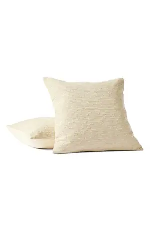 COYUCHI Toro Canyon Organic Cotton Accent Pillow - Undyed/ Pine