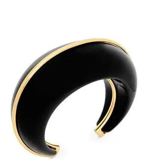 Saint Laurent Dome Bangle - Metallic