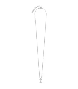 Saint Laurent Twist Cassandre Necklace - Metallic