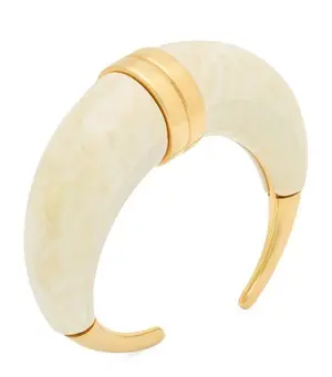 Saint Laurent Horn Bangle - Metallic