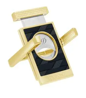 S.t. Dupont Monogram 1872 Cc X Cigar Cutter Stand