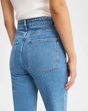 BY MALENE BIRGER Milium Straight Leg Jeans - Denim Blue