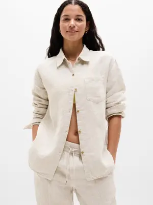 Athleta Retreat Linen Top - Undyed