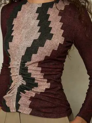 REISS Gianna Printed Top