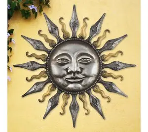 REGAL ART & GIFT Metallic Sun Wall Decor 30