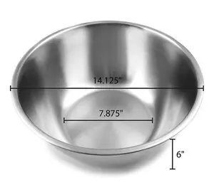 FOX RUN 10.75 Quart Mixing Bowl