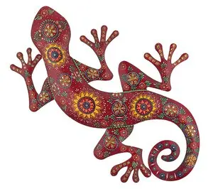 REGAL ART & GIFT Maha Gecko Wall Decor 24' Re D - One-color