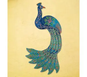 REGAL ART & GIFT Peacock Wall Decor Green