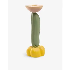 SELETTI Vitamin Cucumber Resin Candlestick 26.5cm - One-color