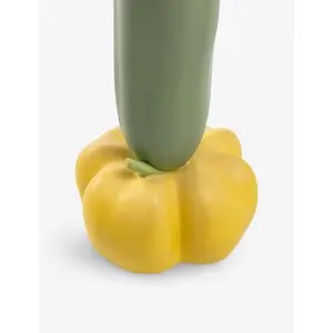 SELETTI Vitamin Cucumber Resin Candlestick 26.5cm