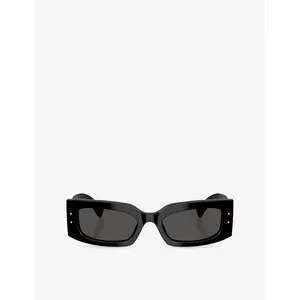 Dolce & Gabbana Dg4479 Rectangle-frame Sunglasses - Black