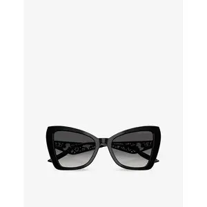 Dolce & Gabbana Dg4489 Cat-eye Sunglasses - Black