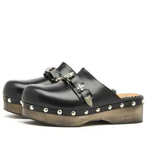Toga Studded Leather Clog