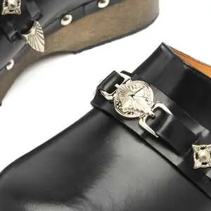 Toga Studded Leather Clog