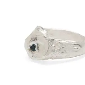 SIMUERO Marea Ring - Silver/blue